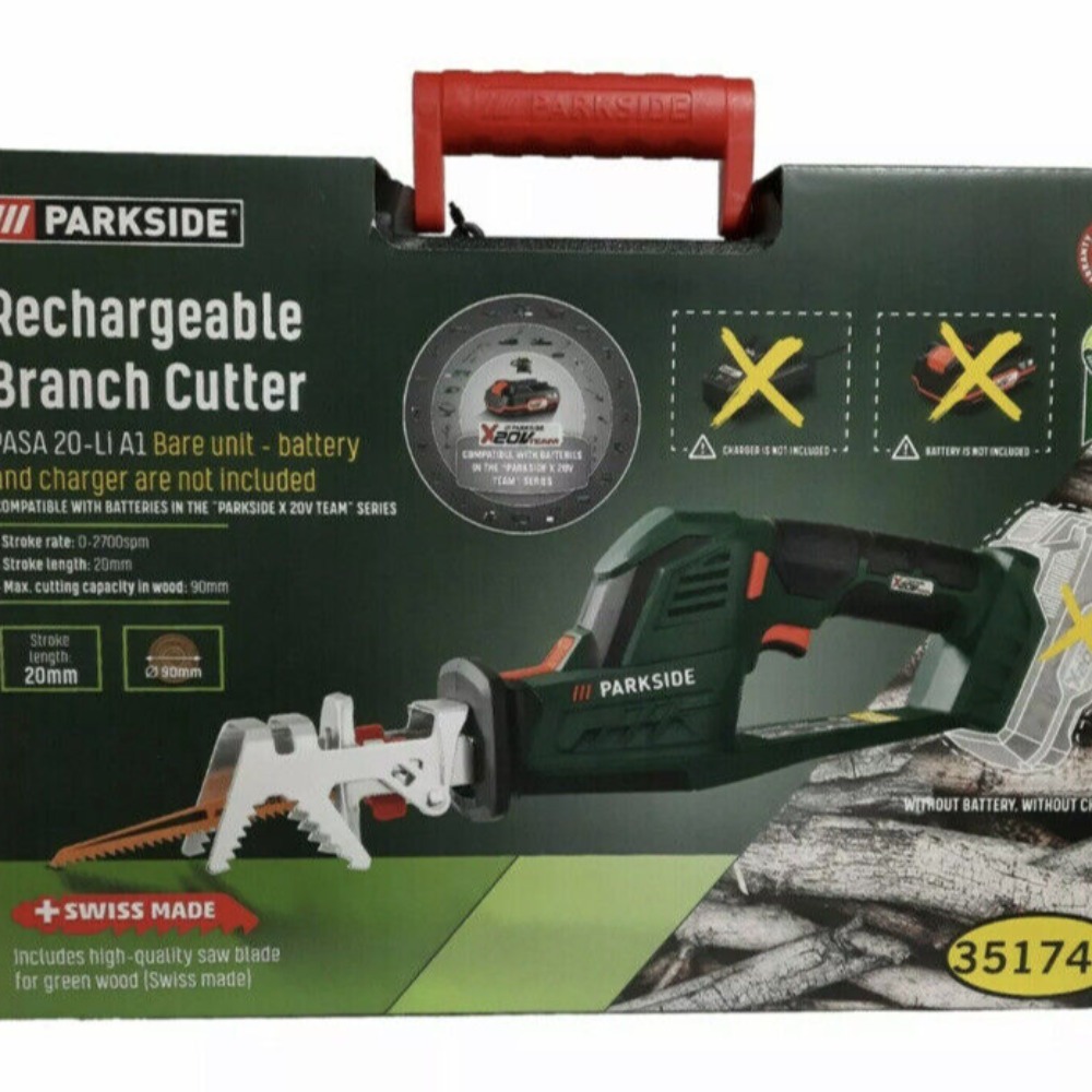 New Parkside PARKSIDE PSA 20-LI A1 BARE UNIT RECHARGEABLE BRANCH CUTTER ...